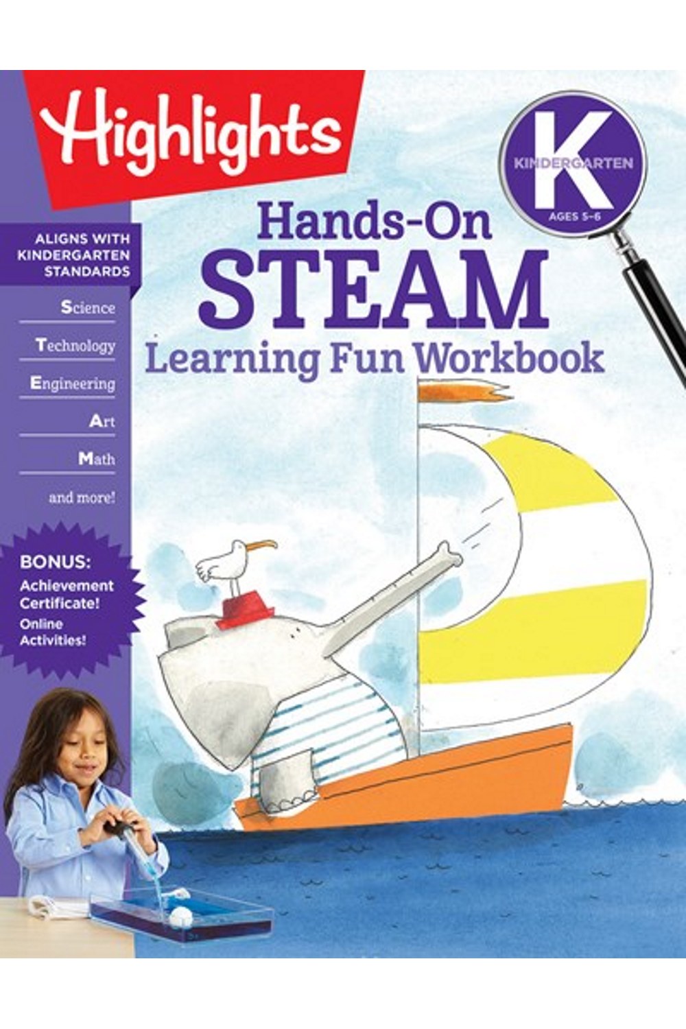 Kindergarten Hands-On STEAM Learning Fun Workbook - B254 | Main Street ...